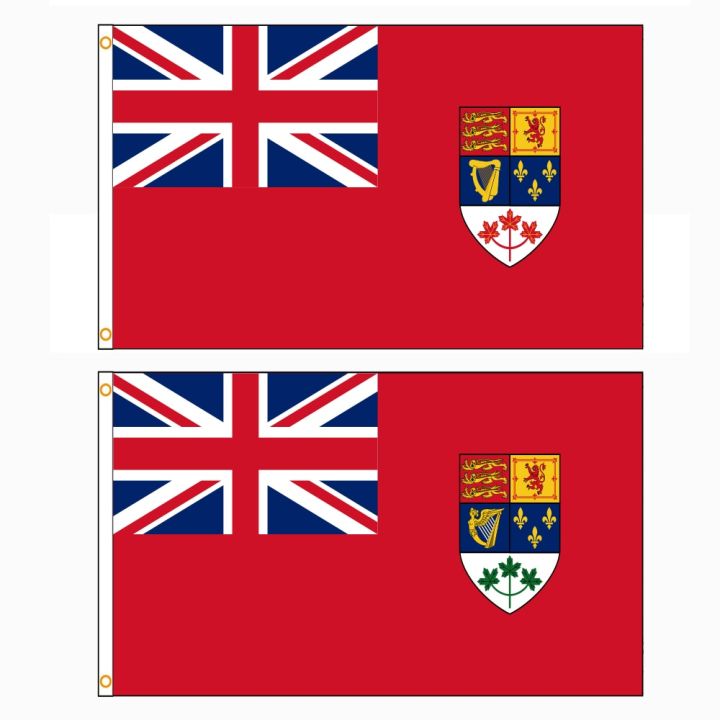 FLAGLAND 90x150cm Red Ensign Defaced with the Royal Arms of Canada ...