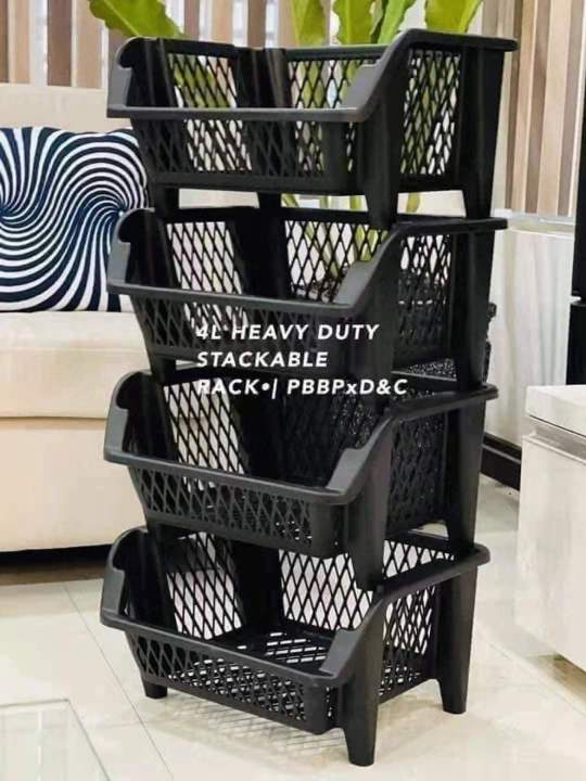 4 Layer Heavy Duty Stackable Rack | Lazada PH