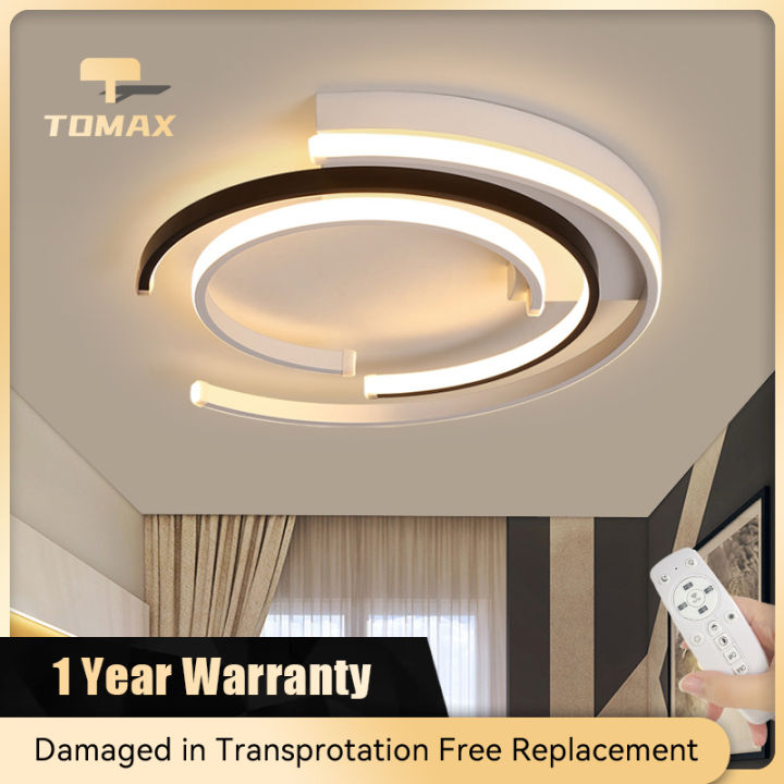 [Remote Dimming] TOMAX 50CM Bedroom Lamp Dim Light Design For Ceiling ...