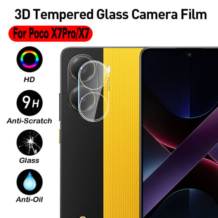 POCO X7 Pro 2025ป้องกันเลนส์กล้องถ่ายรูป3มิติสำหรับ POCO X7 Pro 5G ...