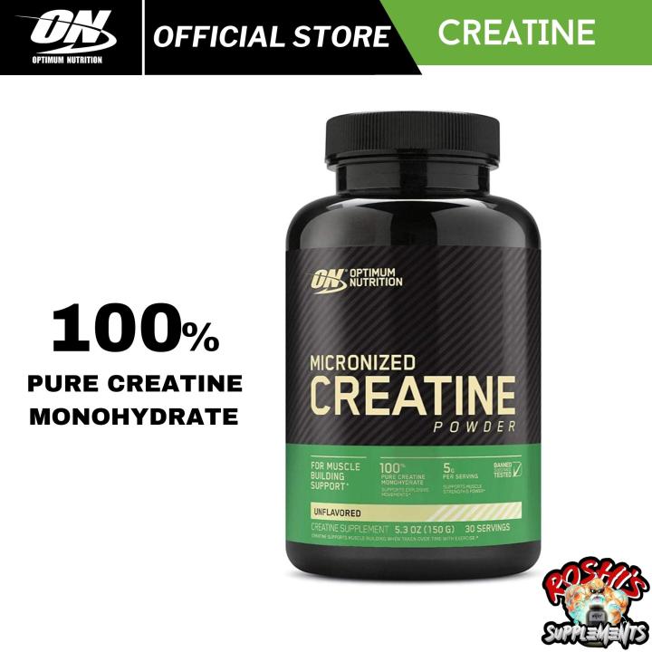 OPTIMUM NUTRITION MICRONIZED CREATINE POWDER (30/60/120 SERVINGS ...