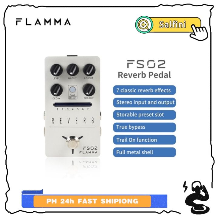 【PH Ready Stock 24h Shipping】FLAMMA FS02 Stereo Digital Reverb Pedal ... 【PH Ready Stock 24h Shipping】FLAMMA FS02 Stereo Digital Reverb Pedal ...