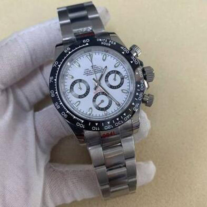 Quartz 40mm Stainless Steel Watch Sapphire Glass with Japan VK63 ...