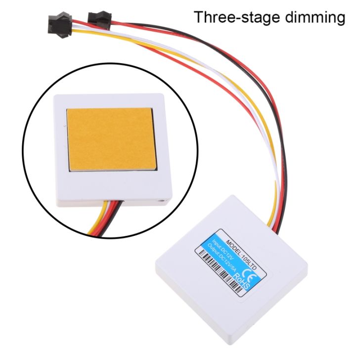 Mirror Lamp Touch Sensor Dimmer 5-24V LED Control Module Isolated Touch ...