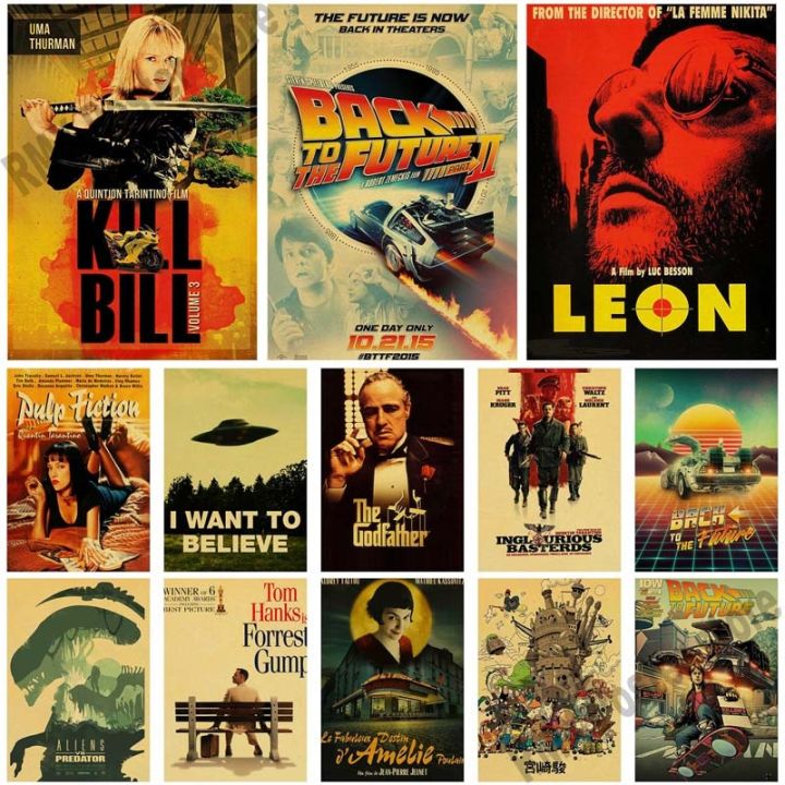 White Coated Paper Movie Poster Wall Art Decor Painting Classic Movie ...