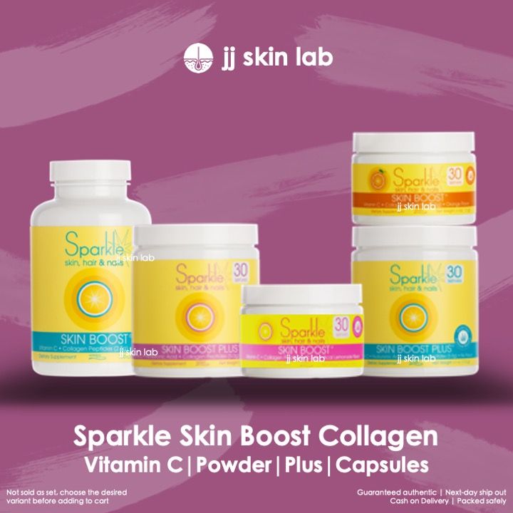 Sparkle Skin Boost Plus Powder Capsules Collagen Powder | Lazada PH
