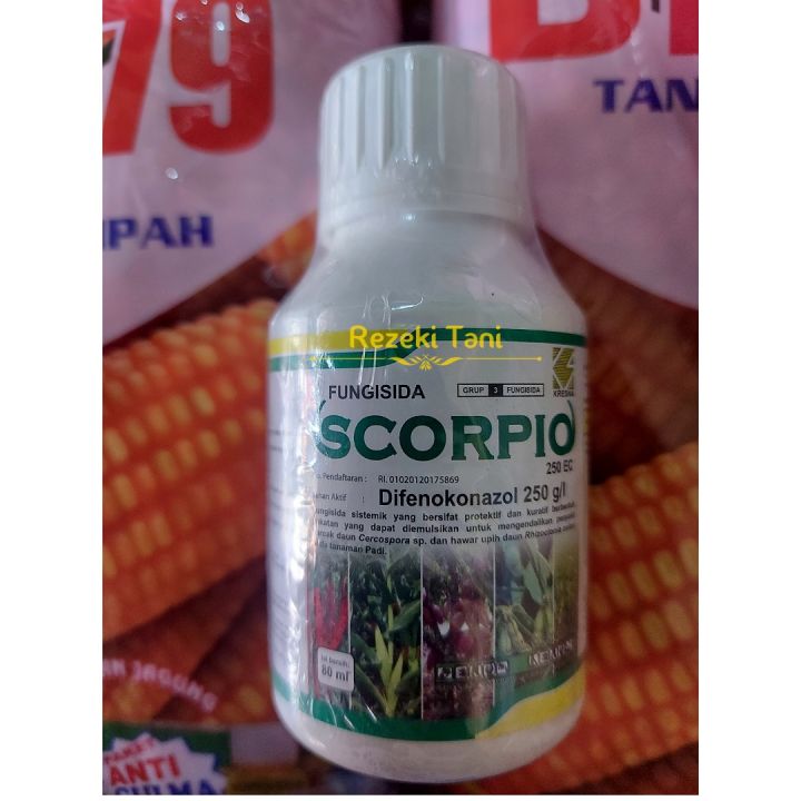 Fungisida Scorpio 250EC kemasan 80ml Mengatasi Patah Leher Padi ...