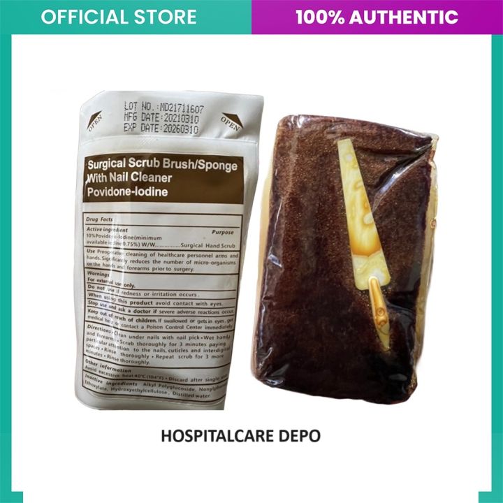 Surgical Scrub Brush Sponge With Nail Cleaner | Lazada PH