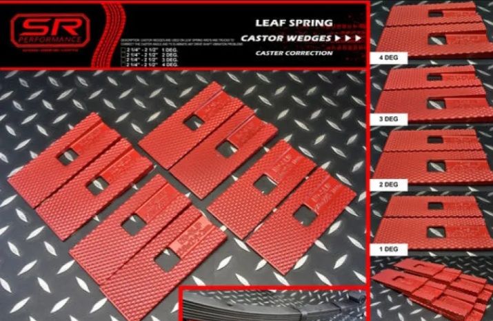 SR Caster Wedge Castor Angele lifting leaf spring suspension | Lazada PH