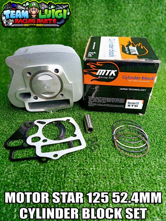 MTK CYLINDER BLOCK SET FOR MOTORSTAR 125 52.4MM STANDARD | Lazada PH
