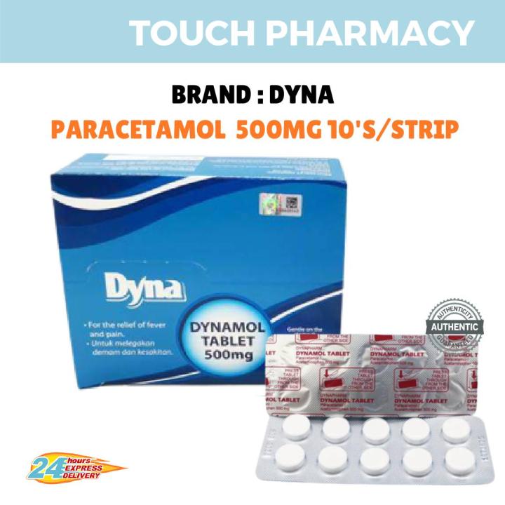 DYNA PARACETAMOL 500MG 10'S/STRIP | Lazada