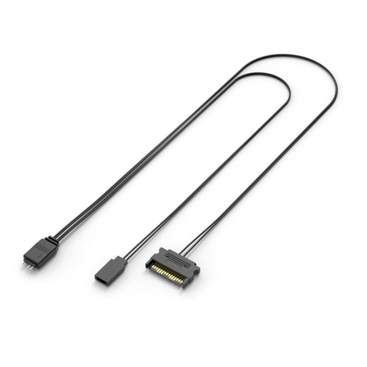 SATA to ARGB Lighting Power Adapter Cable Computer ARGB Controller Sata ...
