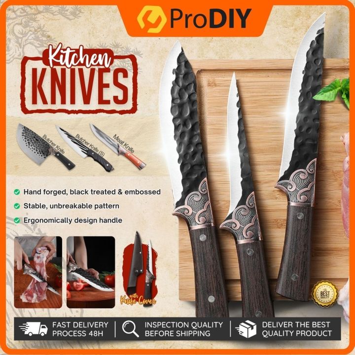 Kitchen Knives Sharp Knife Cover Butcher Deboning Meat Knife Slicer ...