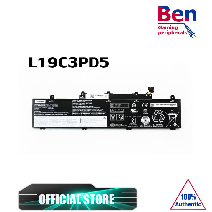 Lenovo ThinkPad E15 Gen 2 l19c3pd5 l19m3pd5 l19l3pd5 original battery ...