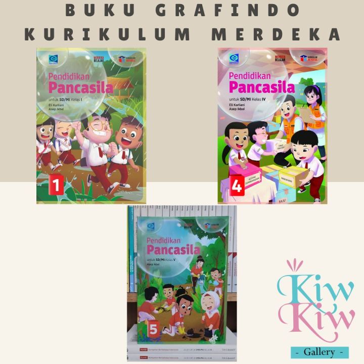 Buku Pendidikan Pancasila Kelas 1, 2, 3, 4, 5, 6 SD/MI Kurikulum Merdeka - Grafindo | Lazada ...
