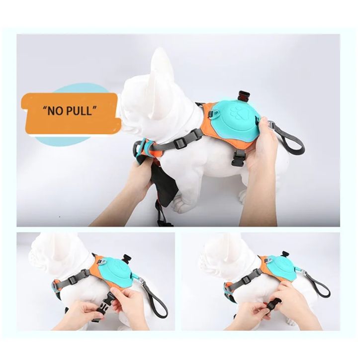 【DDK】-2X 2-in-1 No Pull Dog Harness with Retractable Leash,Automatic ...