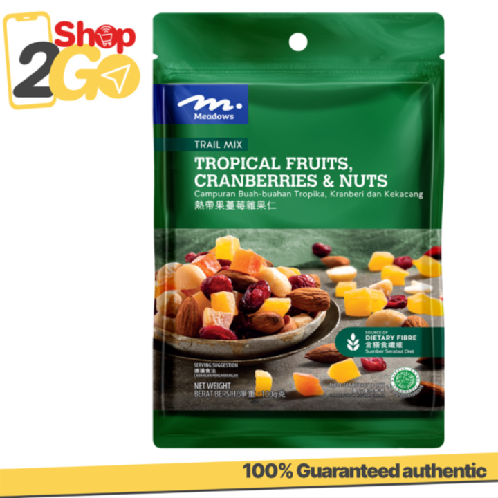 Meadows Tropical Fruits Cranberries And Nuts, 100g | Lazada PH