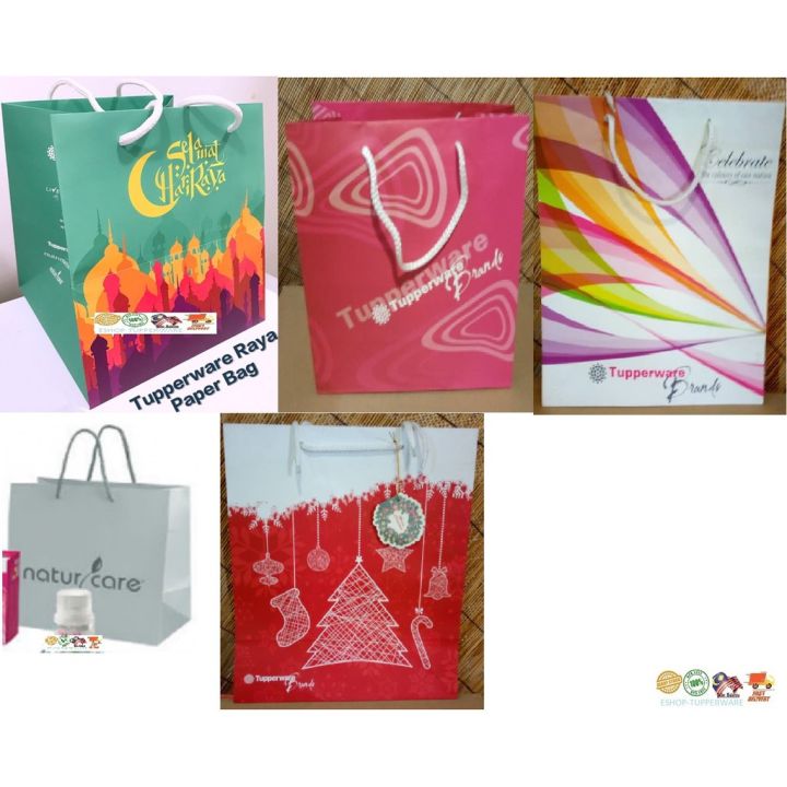 TUPPERWARE RAYA PAPER BAG/PAPER BAG | Lazada