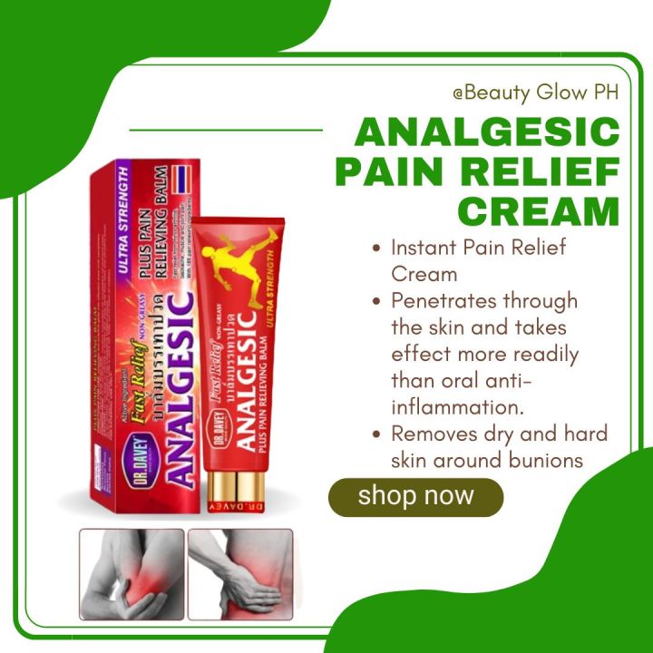 Analgesic Body Pain Reliver Fast Relief Cream 120G | Lazada PH