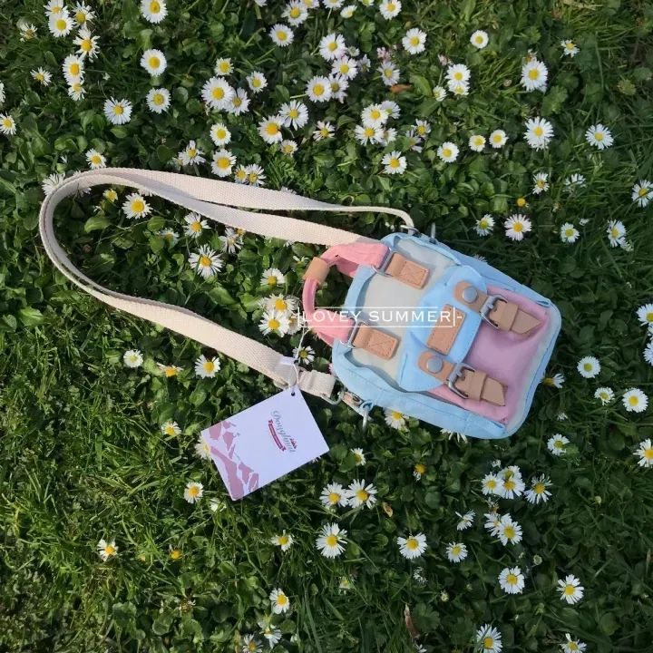 Doughnut doughnut Mini one-shoulder sloping bag student cute girl ...