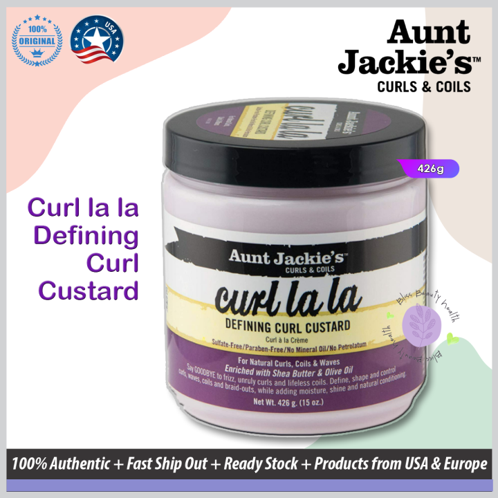 Aunt Jackie's Curls and Coils Curl La La Defining Curl Custard for ...