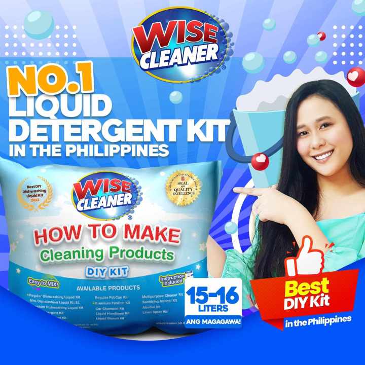 WISE CLEANER DIY LIQUID DETERGENT KIT | Lazada PH