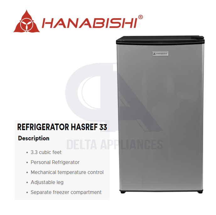 Hanabishi Refrigerator HASREF 33 | Lazada PH