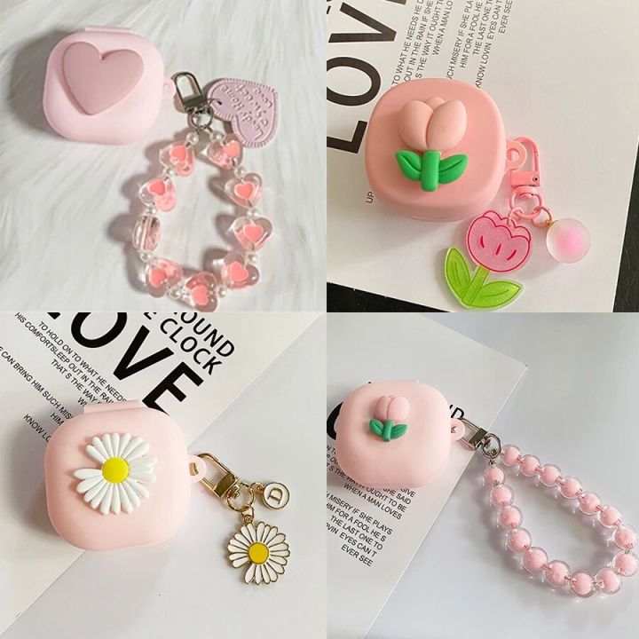 For Anker Soundcore R50i / P20i Case fashion tulip flower Earphone ...