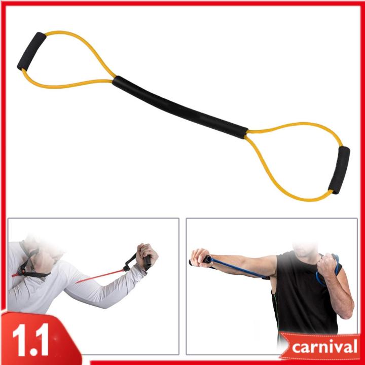 Sunniiee Elastic Resistance Bands Tension Rope Mma with Comfort Handles ...