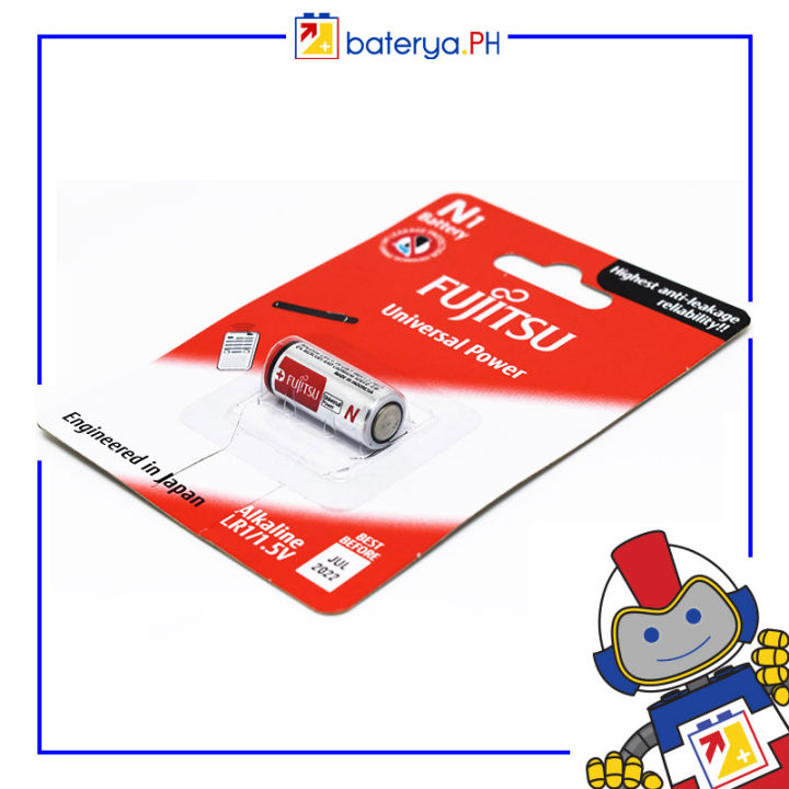 Fujitsu Alkaline Battery LR1 Size N 1.5VLR1, MN9100, E90, 910A, AM5 ...