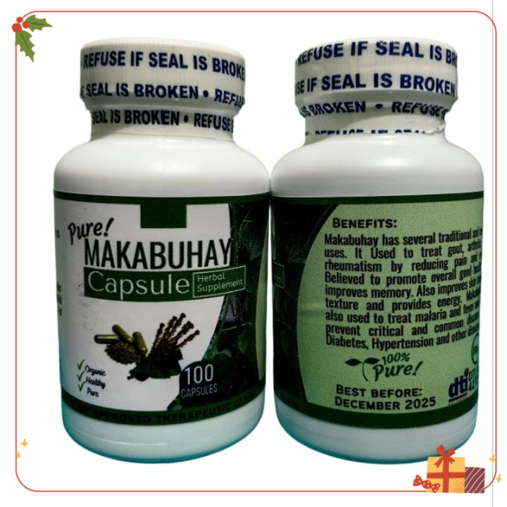 Pure makabuhay herbal capsule supplement 100 pieces 500grams | Lazada PH