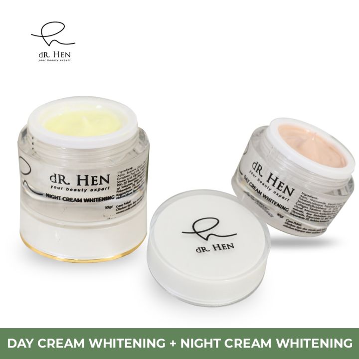 dR HEN - Day Whitening Plus Night Whitening ORIGINAL | Lazada Indonesia