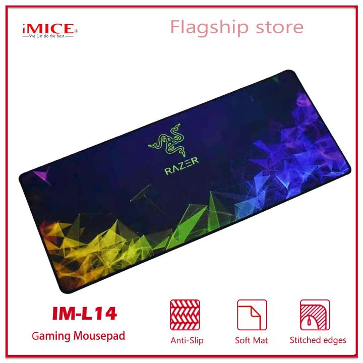 iMICE Razer Gaming Mouse Pad Large Mouse Pad Gamer Big Mouse Mat ...
