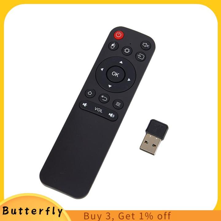 Butterfly 2.4G Wireless USB Receiver TV Box Remote Control Wireless Air ...