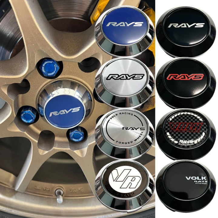 xps1PC 68mm RAYS Rim center cap rays logo emblem volk racing rays ...