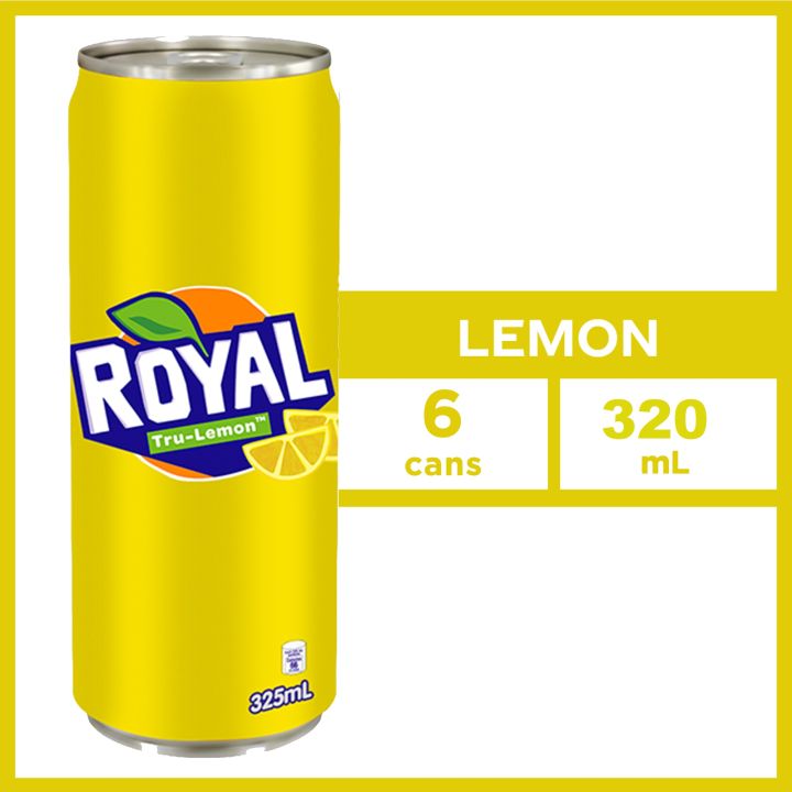 Royal Tru Lemon Can 320ml x 6 | Lazada PH