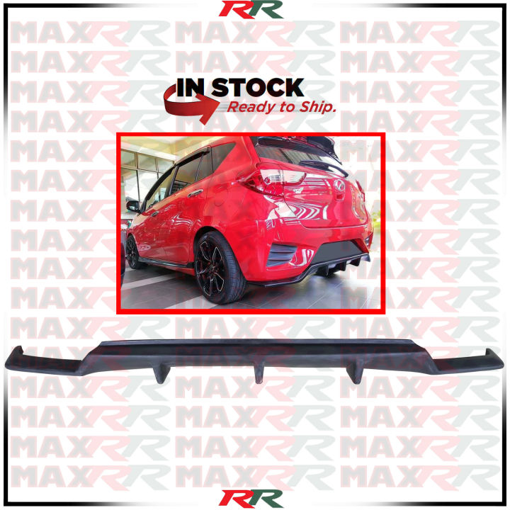 Perodua Myvi VVTi Third Generation (2018) TAKERO Style Rear Back Skirt ...