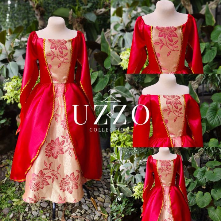 HABLON Singapore United Nations National Costume Attire Ball Gown with ...