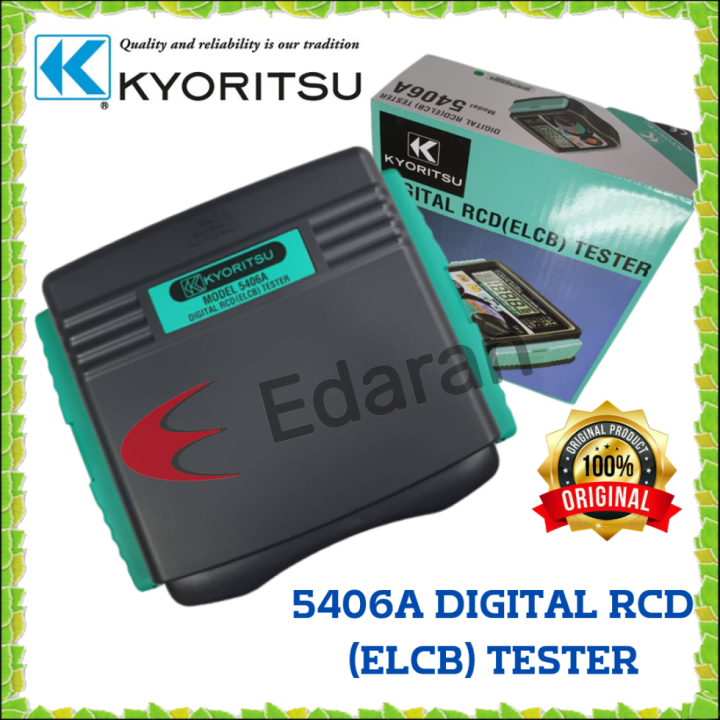 KYORITSU 5406A Digital RCD (ELCB) Tester | Lazada