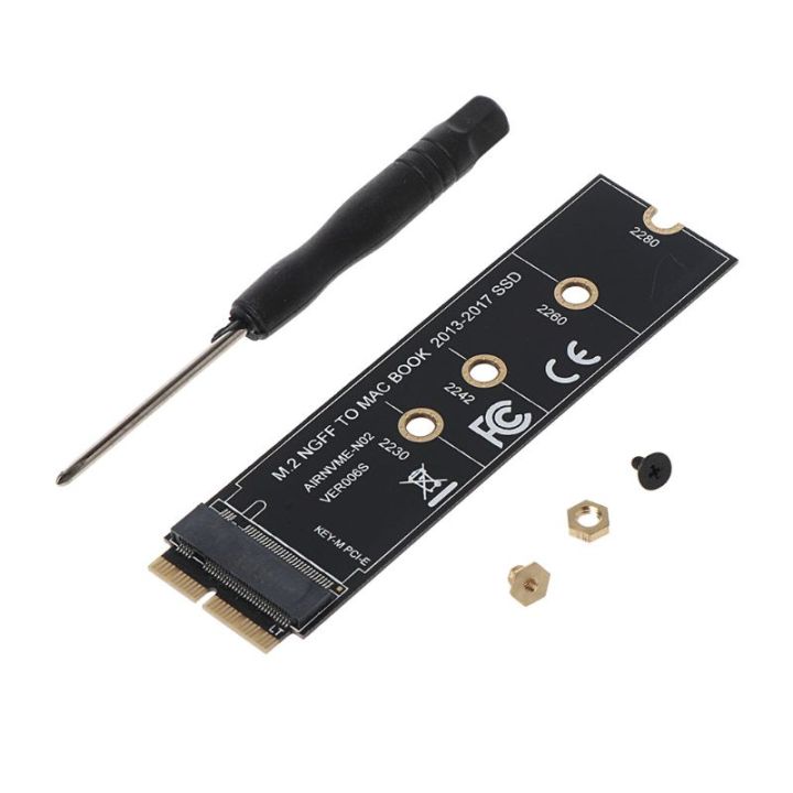 M.2 PCIE NVME SSD Adapter Converter Card for Apple MAC Air PRO 2013 ...