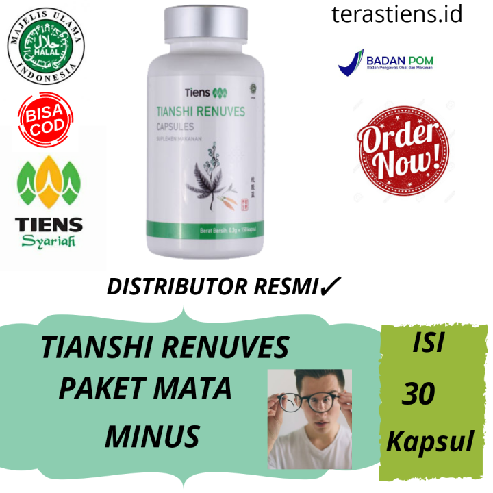 Tiens Herbal Renuves - Anti Oksidan Alami - Obat Kardiovaskular- Obat ...