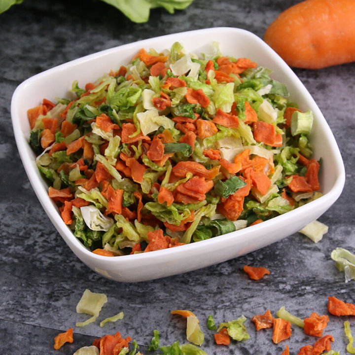 500g dehydrated mixed vegetables, carrots, dried bracts, dried onions ...