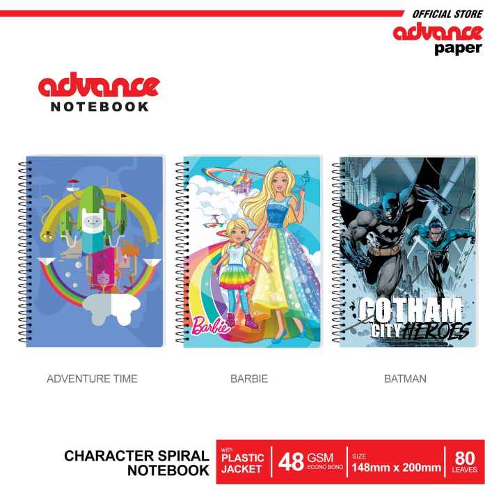 Advance Spiral Notebook 80lvs - with plastic jacket | Lazada PH