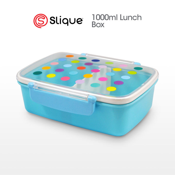 SLIQUE Lunch Box 400ml/600ml/650ml/700ml/1000ml/1200ml | Lazada PH