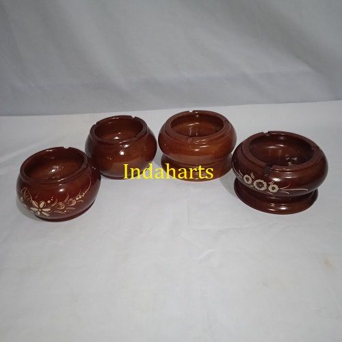 Asbak Kayu Mangkuk Tempat Abu Rokok Motif Ukir dan Patung Asmat ...