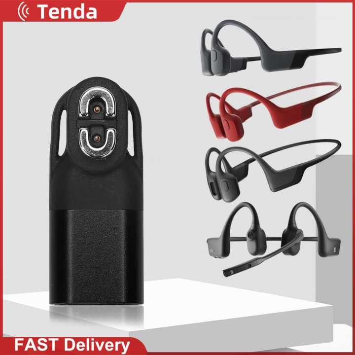 Bone Conduction Headphones Charger Adapter 90 Degree Bending Headphone ...