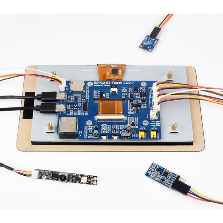 ESP32-S3 7 Inch Touch Display Development Board 800x480 WiFi Bluetooth 5 for GUI LVGL HMI ESP32 ...