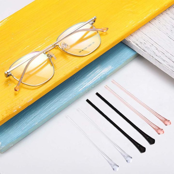 DOI4RE Fixed Transparent Anti-Slip Plank Round Hole Eyeglass Holder Ear ...