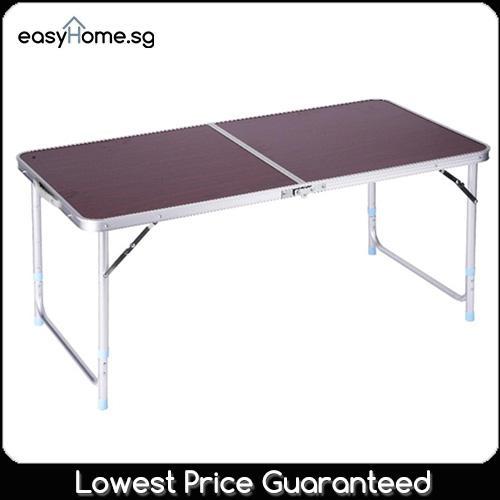 120cm x 60cm Portable Foldable Aluminium Table / Folding Laptop ...