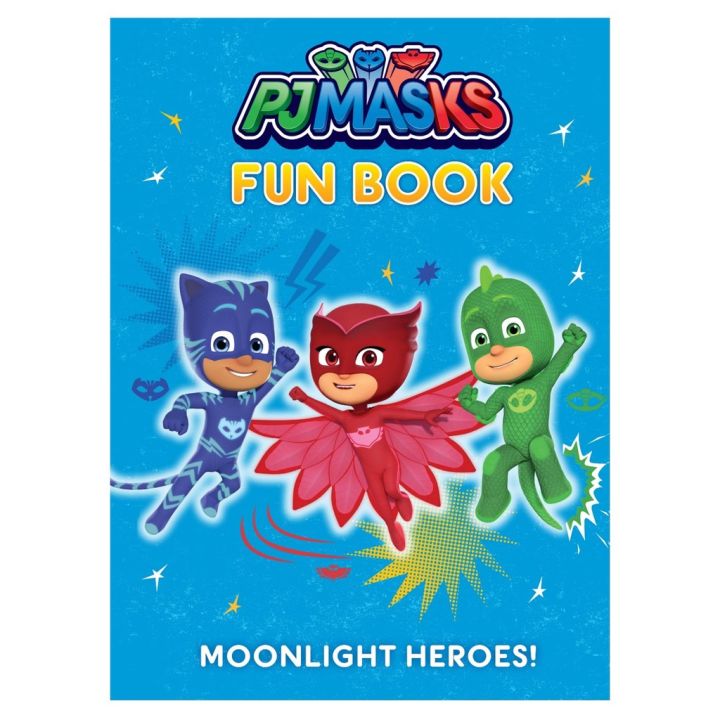PJ Masks Fun Book for Kids with Activities Puzzles Word Scrambles ...